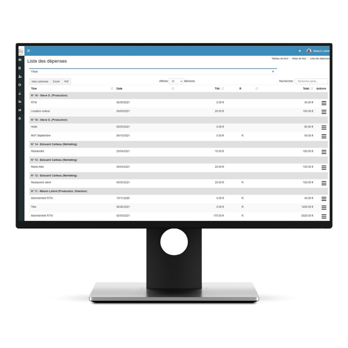 Logiciel Note de Frais | Outil Gestion Note de Frais | Coockpit