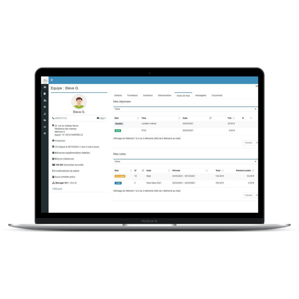 Logiciel Note de Frais | Outil Gestion Note de Frais | Coockpit